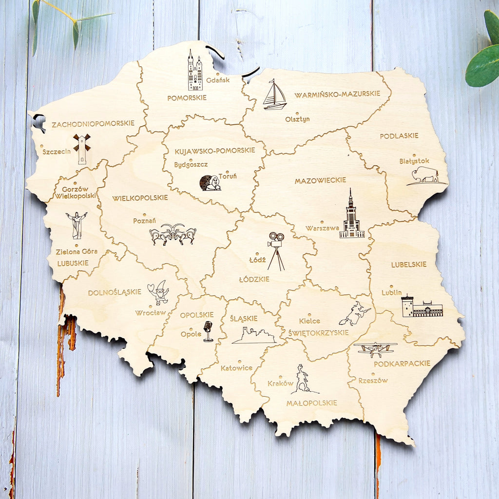 map of Poland – decoresca